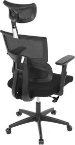 Ergonomická kancelářská židle MERANO - černá síťovina