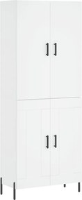 Skříň highboard bílá 69,5 x 34 x 180 cm kompozitní dřevo 3195795