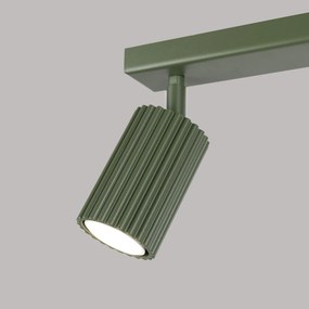 Sollux Lighting Stropní svítidlo KARBON 2 olivově zelené