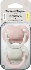 Tommee Tippee Newborn silikonový dudlík 0-2m GIRL 2ks - více barevných
