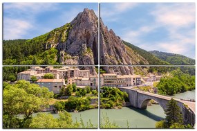 Obraz na plátně - Sisteron v Provence 1235E (120x80 cm)