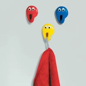 Spirella SMILE dětský háček modrý / polyresin / samolepící / 40 x 50 m