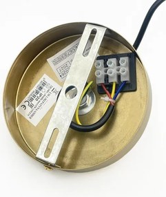 Lustr na lanku CRISTAL 1xE14/15W/230V mosaz/kouřová černá