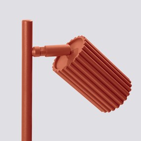 Sollux Lighting Stolní lampa KARBON červená okrová