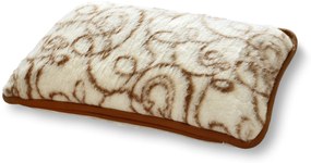Wooline Vlněný polštář 40x60cm, zlatá očka