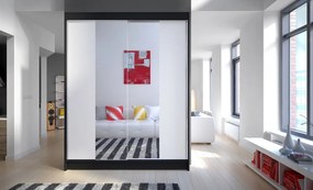 ADRK Furniture Posuvná skříň s zrcadlem FEVER 150 ADRK-SW-FEV-BW-150
