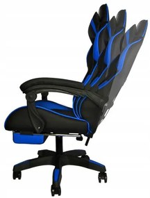 Dunmoon 8978 Herní židle černo modrá