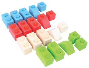 Bigjigs Baby Dřevěné Spojkostky Primary set