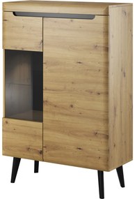 Nábytek do obývacího pokoje NARDI 1 dub artisan / černý