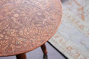 Designový odkládací stolek Hadelinde 50 cm měď