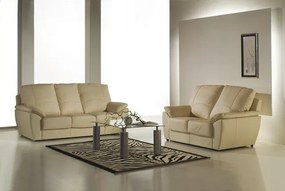 Casarredo - Komfort nábytek Rozkládací trojmístná pohovka DALIBOR kůže | potah: kůže Magnolia