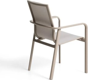 Béžová/taupe zahradní židle Canea – Kave Home