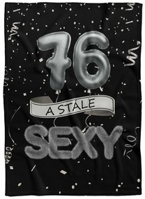 Deka Stále sexy – Černá (věk: 76, Podšití beránkem: NE)