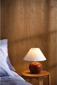Hnědá/krémová keramická stolní lampa (výška 29 cm) Karamell – Jotex