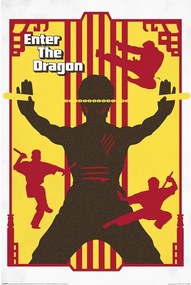 Plakát, Obraz - Bruce Lee - Enter the Dragon