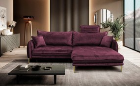 XXXLutz ROHOVÁ SEDAČKA, textil, vínově červená MID.YOU - Sedací soupravy - 001574006211
