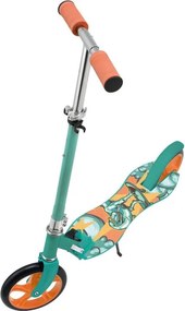 Dětská koloběžka s velkými koly a popruhem, Dino - mint