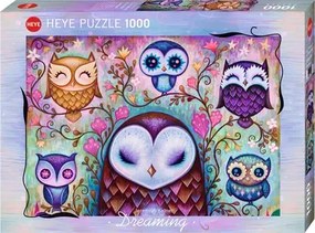 HEYE Puzzle Dreaming: Velká sova / 1000 dílků / 50 x 70 cm