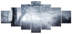 Obraz - Cesta v mlze (210x100 cm)