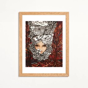 Yulia Novikova | Vnitřní krajina Rám: Černý, Velikost: 40 x 30 cm