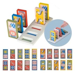 Taf Toys Taf Toys - Dětské domino 4v1 zvířátka FBB0167