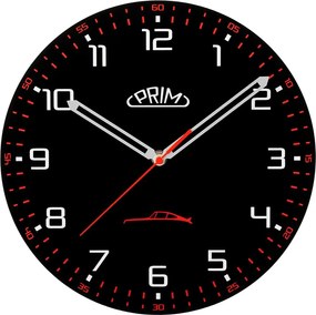 Hodiny PRIM Speedline - černo-červené