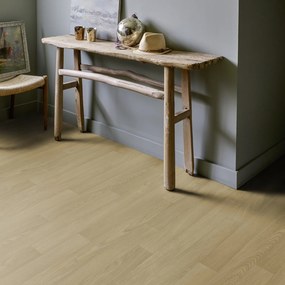 Gerflor, PVC podlaha - lino AladinTex Ultra 0636 Esterel blond, na míru, šíře 4m, hnědá, filc, chodba / předsíň