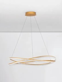 Designový lustr Ophelia zlatá