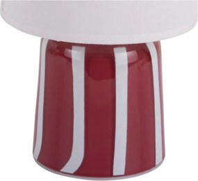 Červená kovová LED stolní lampa (výška 20 cm) Verano LED – Leitmotiv