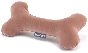 Hračka pro psy MiaCara kost Velluto Barva: Nude - 27 cm