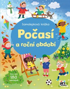 JIRI MODELS Samolepková knížka Počasí a roční období 180 samolepek 3