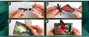 EscapeWelt 3D dřevěné puzzle Motýl / Obtížnost: lehká / od 8 let