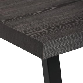 Jídelní stůl rozkládací 160- HT-R5624 GREY, lamino, šedý dub (160 x 90) cm