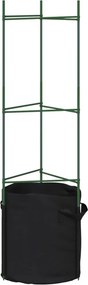 Podpěrné klece pro rajčata s pytlem 6 ks 116 cm ocel a PP 3281488