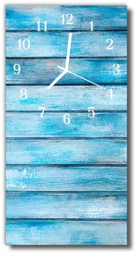 Nástěnné hodiny vertikální Modré dřevo