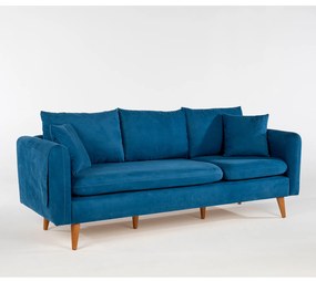 Atelier del Sofa 3-místná pohovka Sofia - Dark Blue, Tmavá Modrá