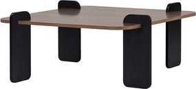 Hnědý konferenční stolek 90x90 cm Marais – Nordure