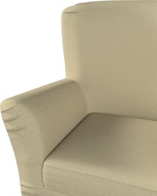 Potah na křeslo Tomelilla vysoké provedení, se záložkami barva zelená látka pletený vzor