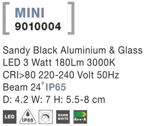 Venkovní LED lampa Mini