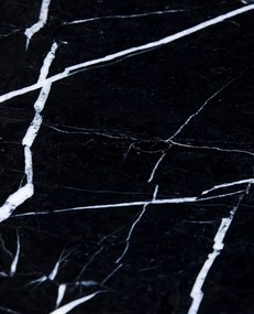 Hübsch Odkládací stolek RAW černý 201602