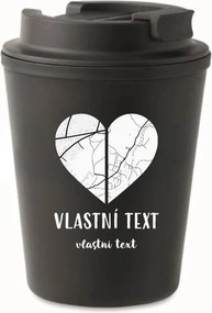 Personalizovaný cestovní termohrnek - Dvě místa, jedno srdce