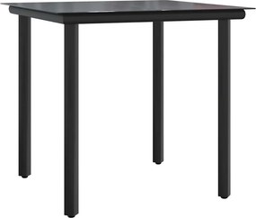 3dílný bistro set s poduškami béžový polyratan 3212577
