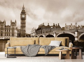 Fototapeta na zed' Nostalgický Výhled na Big Ben | 360 x 254 cm | DFTS0480