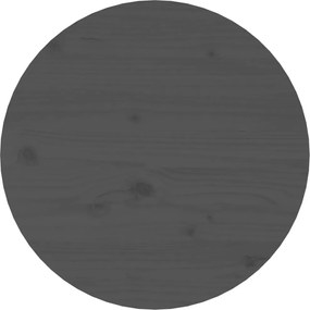 vidaXL Konferenční stolek Ø 45 x 40 cm masivní borové dřevo [822334] Barva: Černá