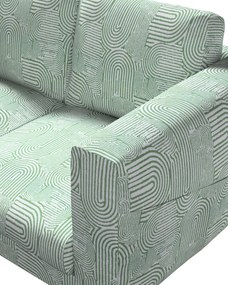 Potah na pohovku IKEA Norsborg 2-místná barva zelená látka pletený vzor, vzorované