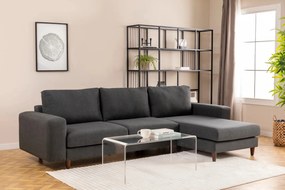Hanah Home Rohová pohovka BERLIN antracitová pravá
