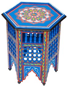 Orientální dřevěný stolek Zaky