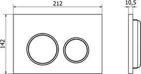 Mexen FENIX 07 - TLAČÍTKO PRO Mexen MODUL FENIX XS, černá - 600703