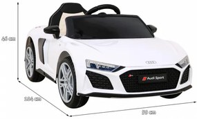 Dětské elektrické auto Audi R8 LIFT Bílé