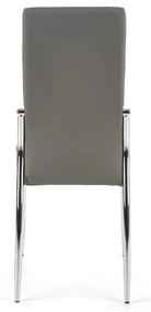 Jídelní židle Morgan, šedá / stříbrná